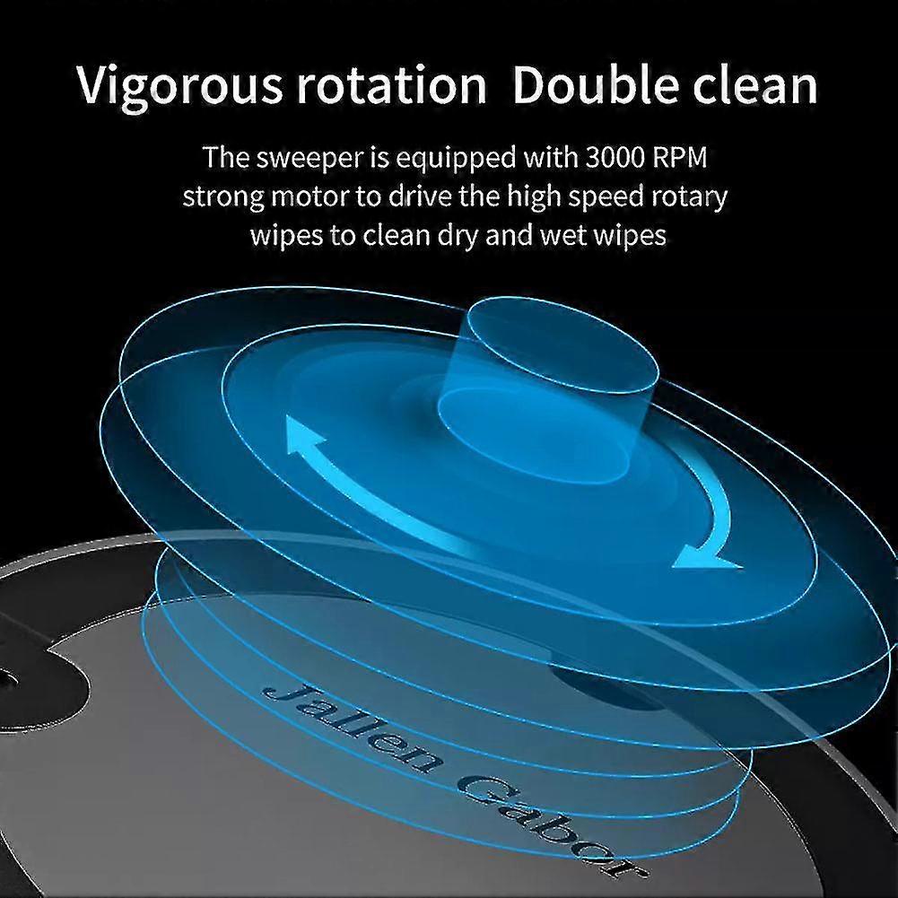 jallen gabor multi-function robot charging sweeper noiseless silver ...