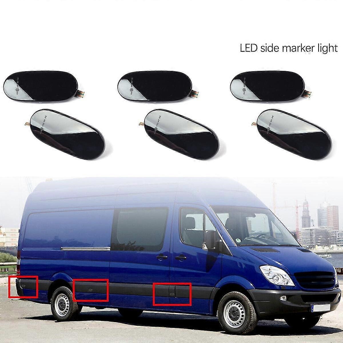 6X LED Dynamic Side Marker Turn Signal Lights Indicator Lamp for ...