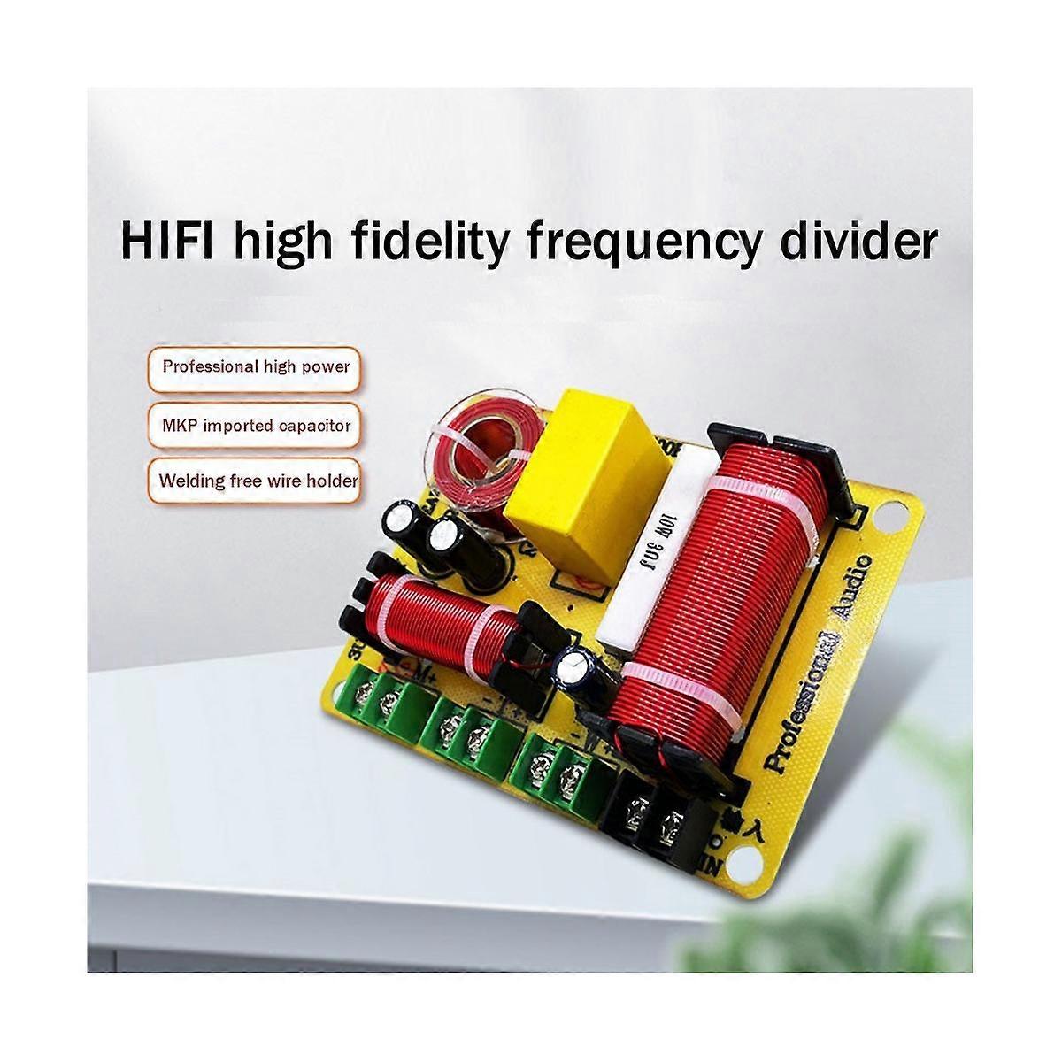 3 Way Frequency Divider Treble+Midrange+ HiFi Crossov Audio Frequency ...