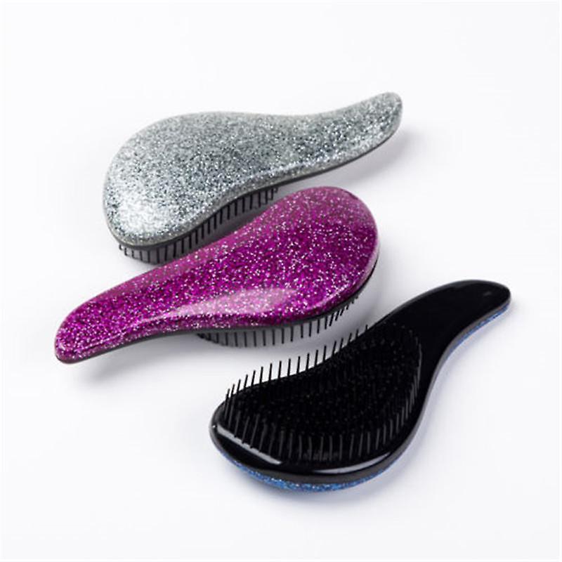 Hot professional tangle styling knot comb detangler hairbrush magic ...