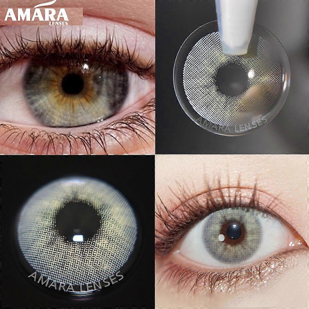 Colored Contact Lenses For Eyes Cosmetic Colorful Beautiful Pupil Blue ...