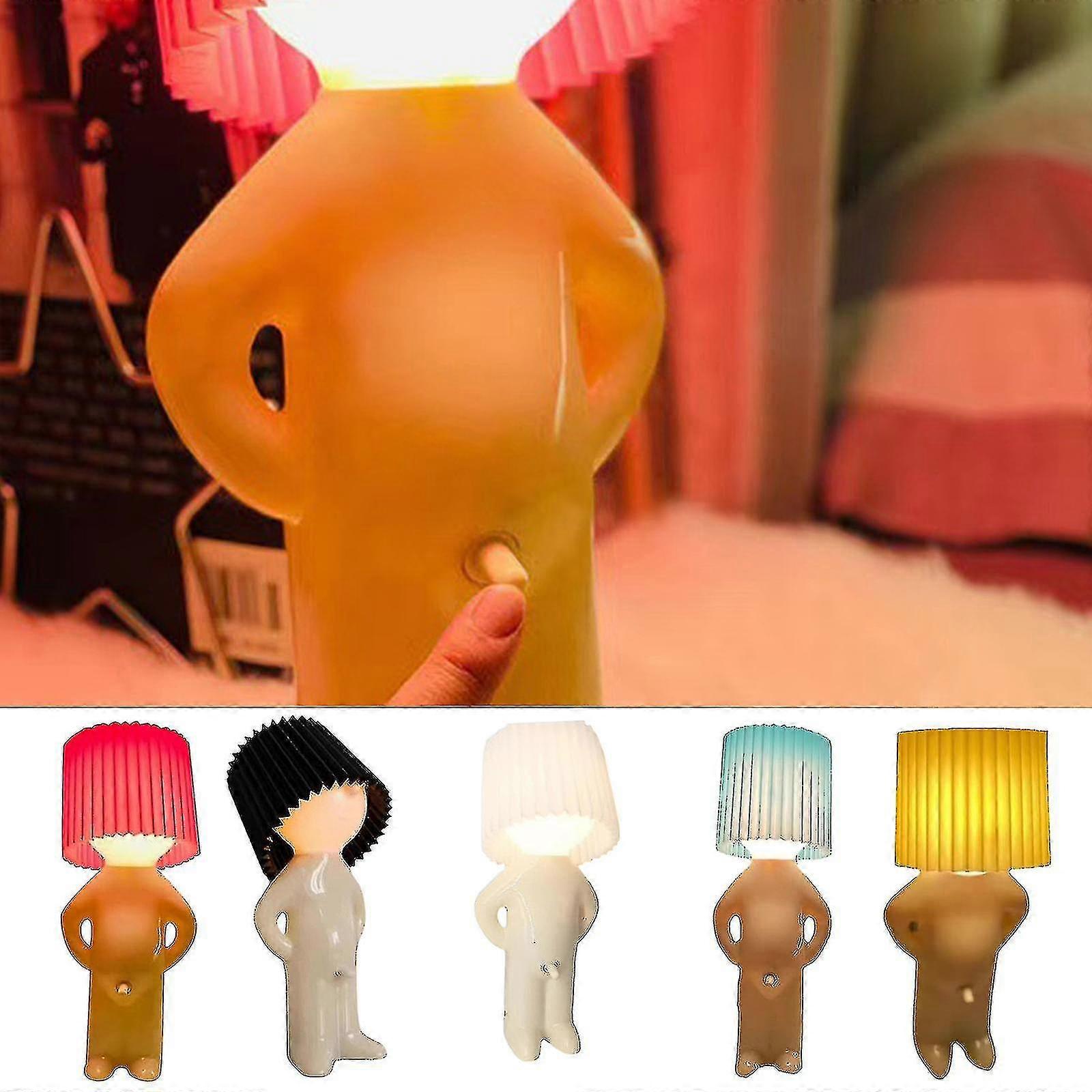Shy Man Lamp,naughty Boy Creative Desk Lamp Funny A Little Desk Shy Man ...