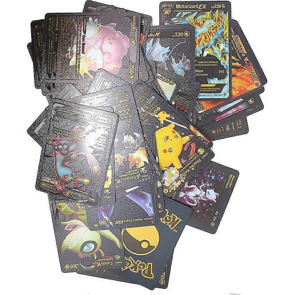 Kids Trading Cards Set - Cartoon Game Cards with Gold Foil ...