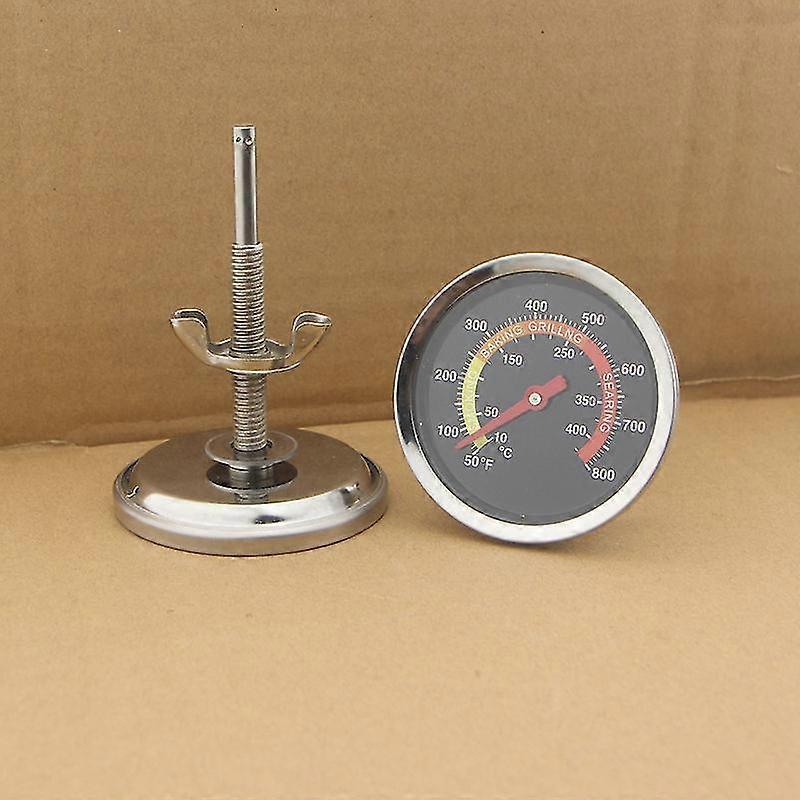 Stainless Steel Bbq Smoker Grill Thermometer Temperature Gauge 50-800 ...