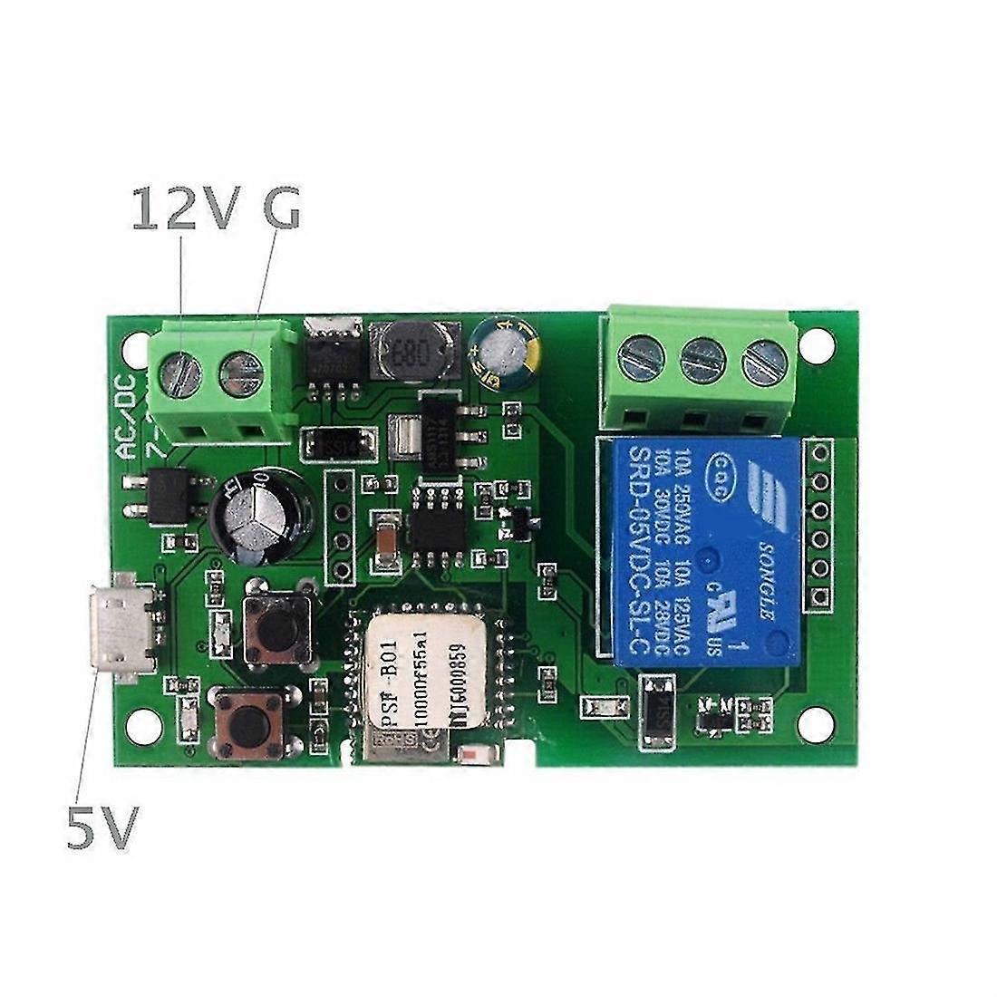Usb Dc5v 12v 32v Ewelink Smart Wifi Switch Universal Relay Module 1ch ...