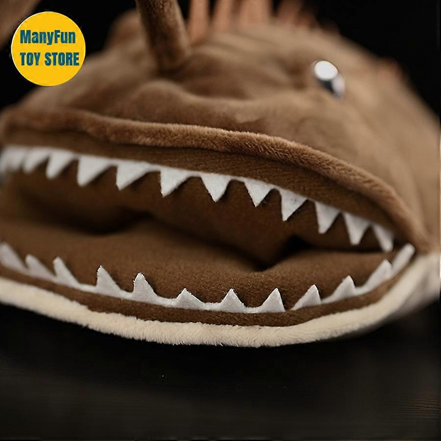 HaKeLai Realistic American Goosefish Plush Toy High Fidelity Anglerfish ...