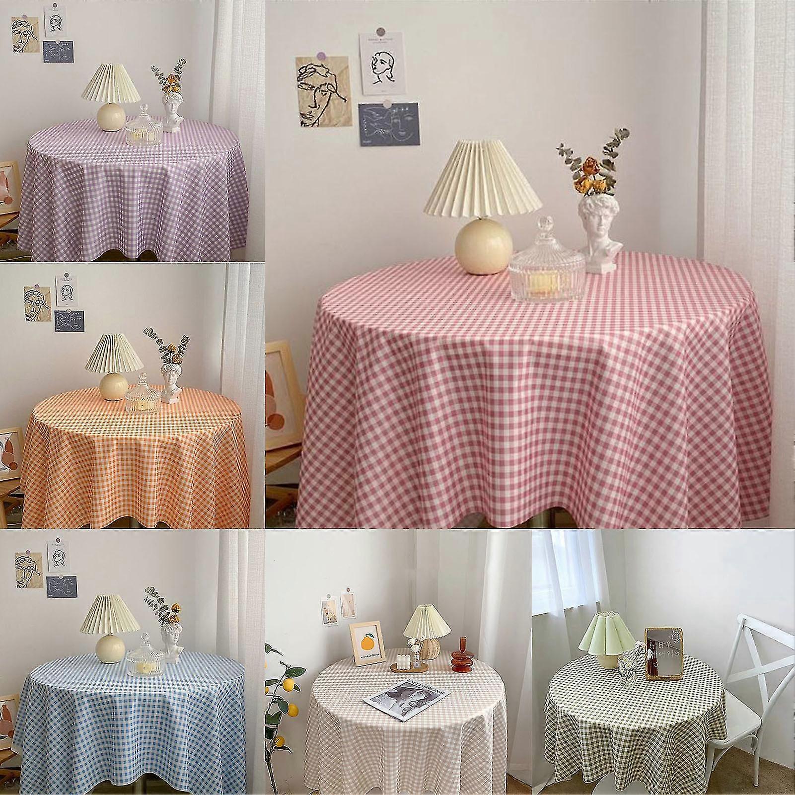 Checkerboard Tablecloth Versatile Dustproof Stain Resistant Table Cover ...