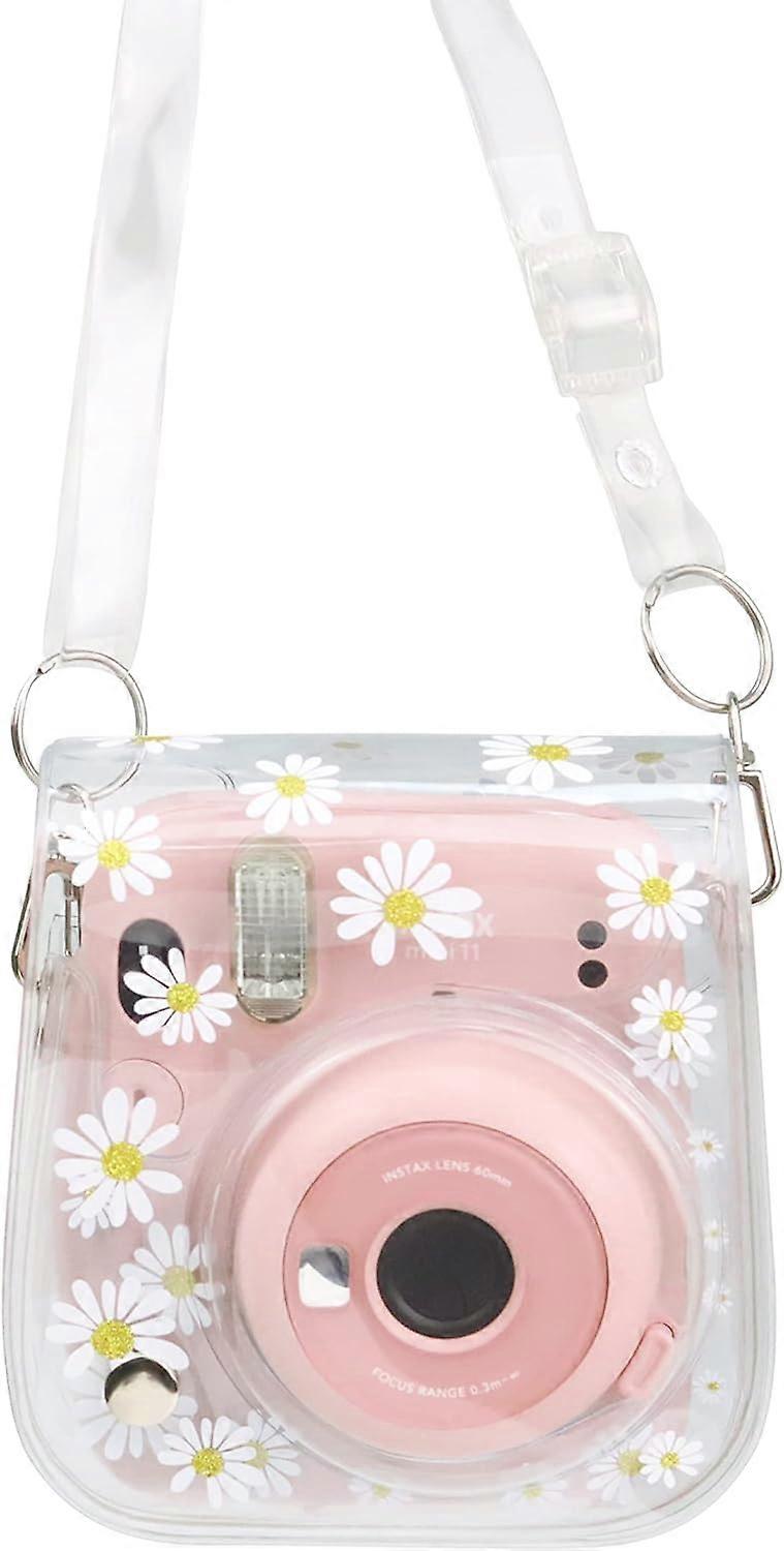 Camera Bag Small Transparent Camera Bag PVC Case with Shoulder Strap ...