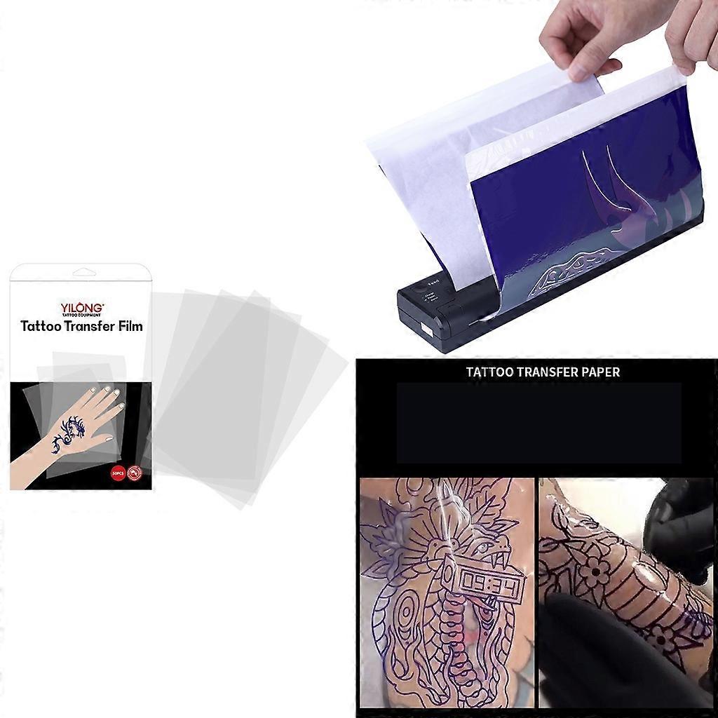 Tattoos Transfer Paper Stencils 50pcs A4 Size Sheets for Easy Transfers ...