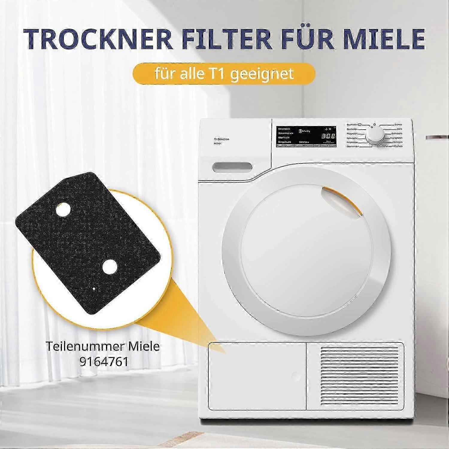 4 pieces filter for Miele T1 series dryer 9164761 replacement part for ...