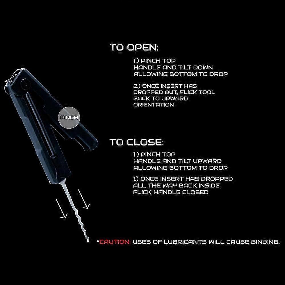 Steel Fidget Lock Pick Set with 4 Pick Profiles & Turning Tool ...