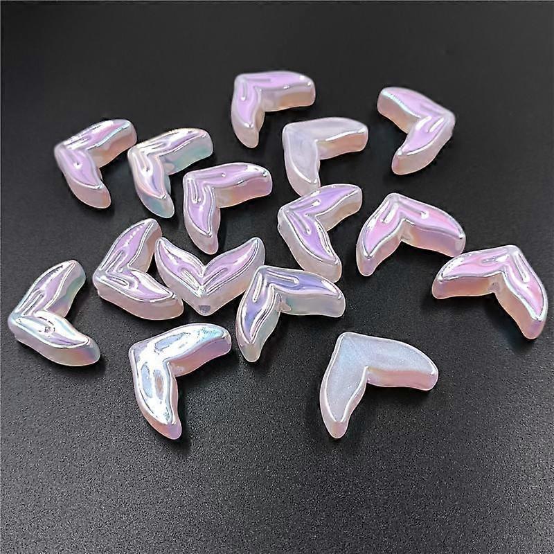 Hanmade Fish Tail Beaded Acrylic Creative Loose Beads Material DIY ...
