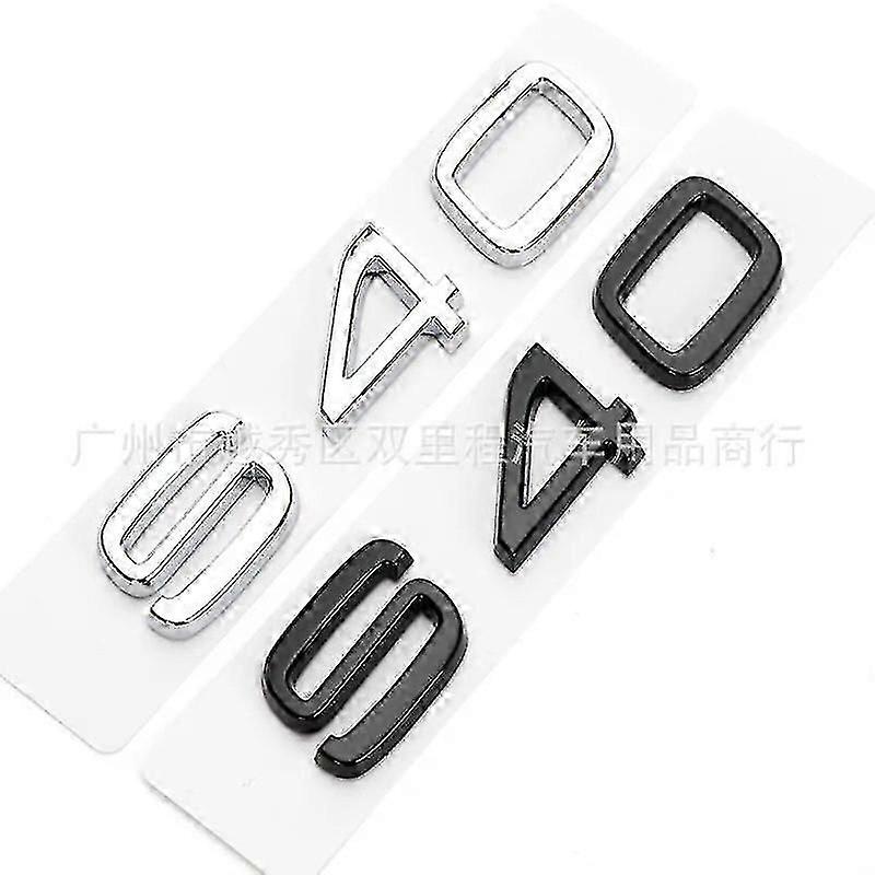 Exquisite 3d ABS Volvo Letters Car Trunk Emblem Badge For Volvo C30 V40 ...