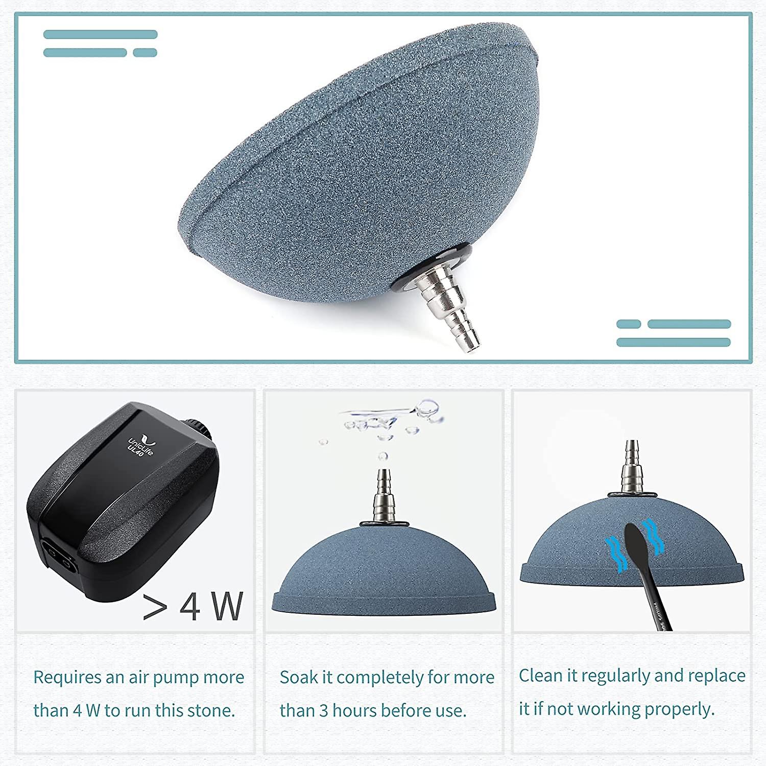 Aquarium 10cm Bread Air Stone Bubble Diffuser Release Tool For Air ...