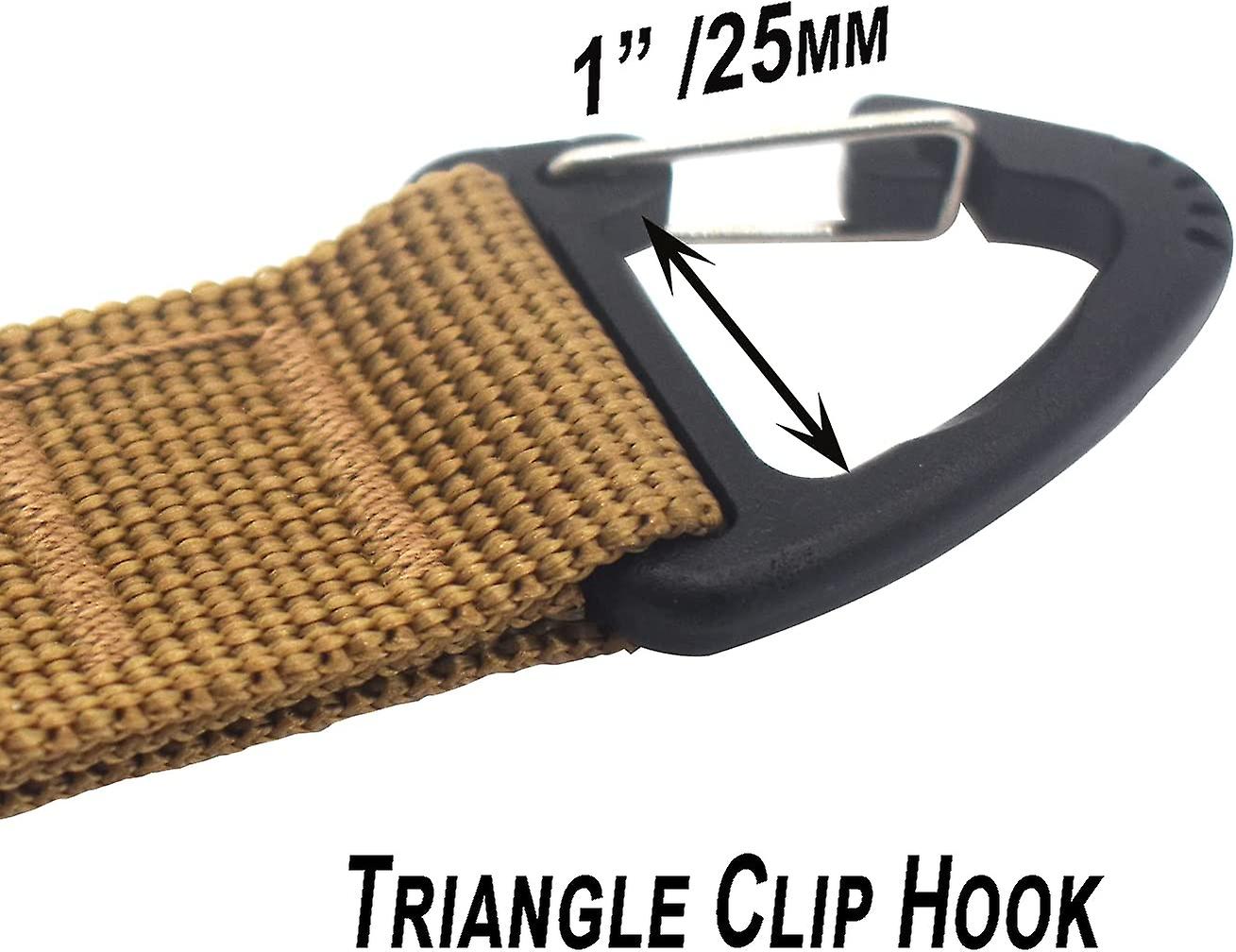 4 Pcs 4.72 Inches Double Plastic Triangle Tactical Nylon Belt Clip ...