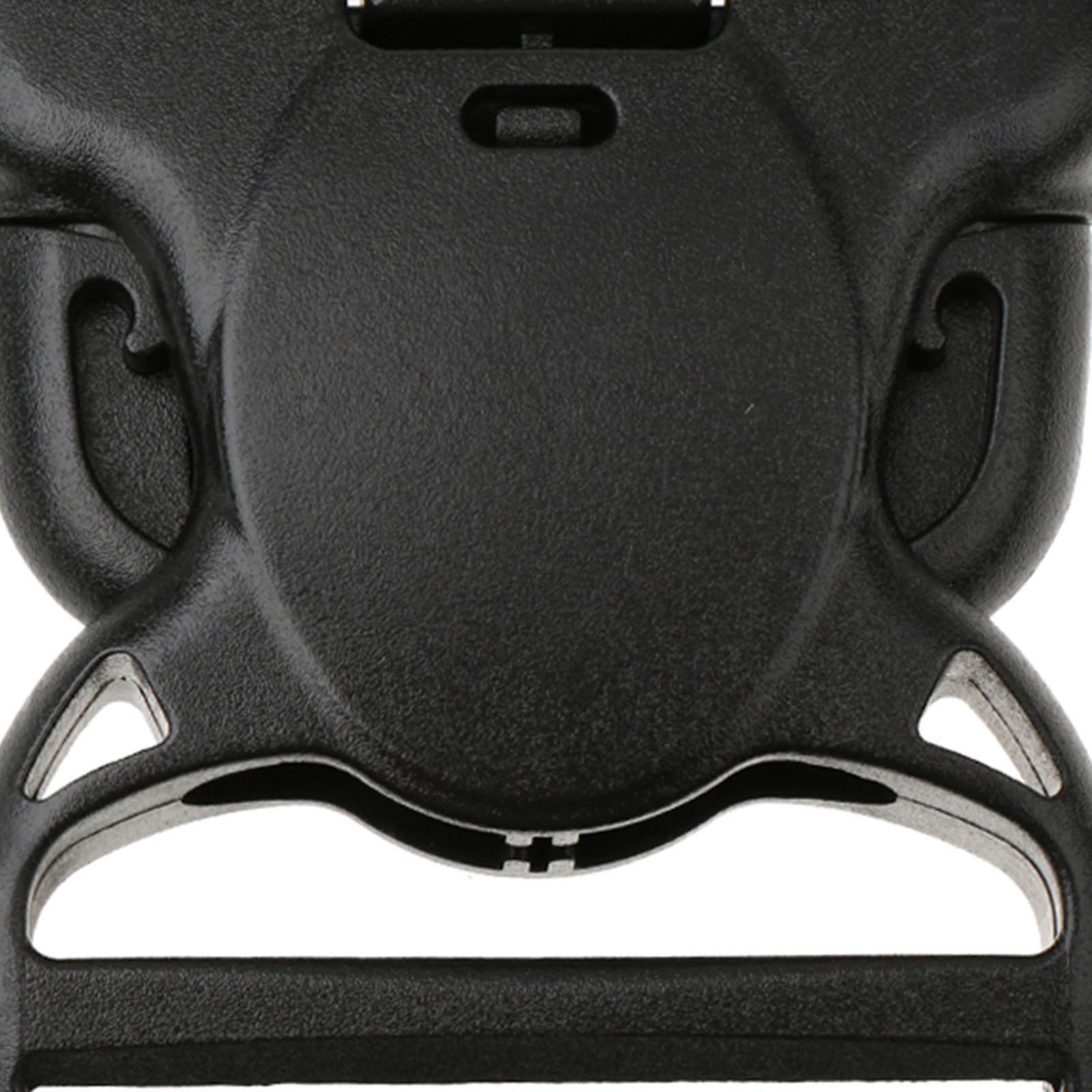 Black Plastic Side Release Buckle Buckles 50/38mm For Webbing Paracord ...