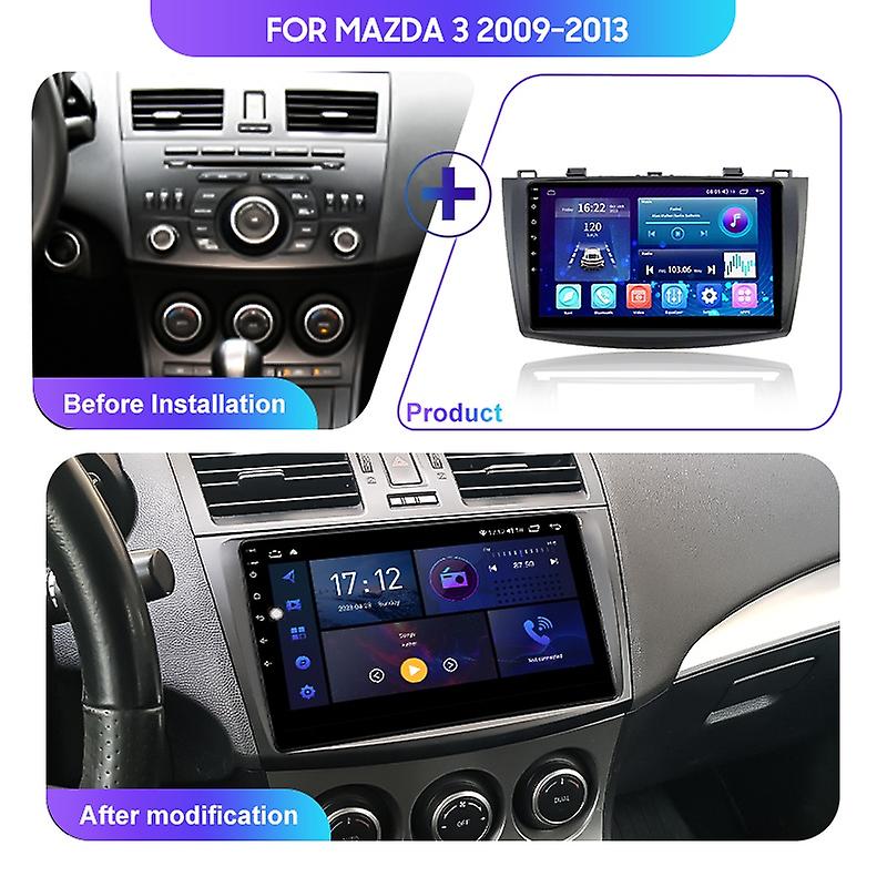 Car Android Auto Radio Carplay Player For Mazda 3 II For Mazda3 BL 2009 ...