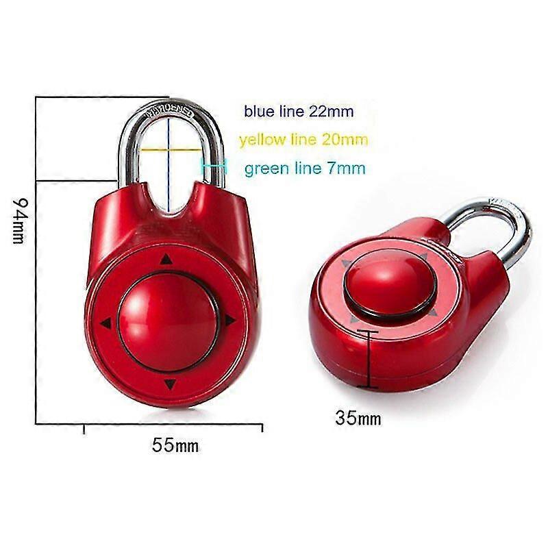 Intelligent padlock directional combination lock Lucchetto Candados ...