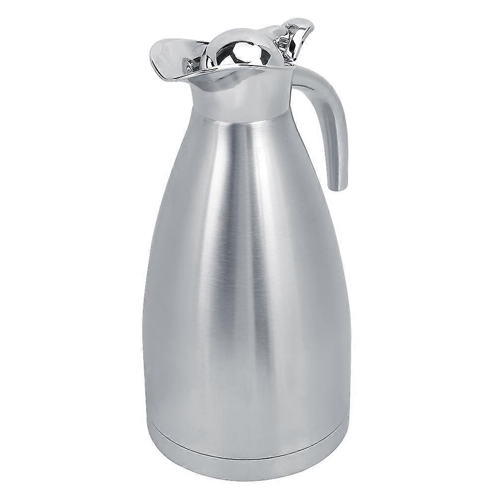2L Stainless Steel Household Outdoor Water Coffee Bottle Vacuum Insulated Thermal Jug | Fruugo UK