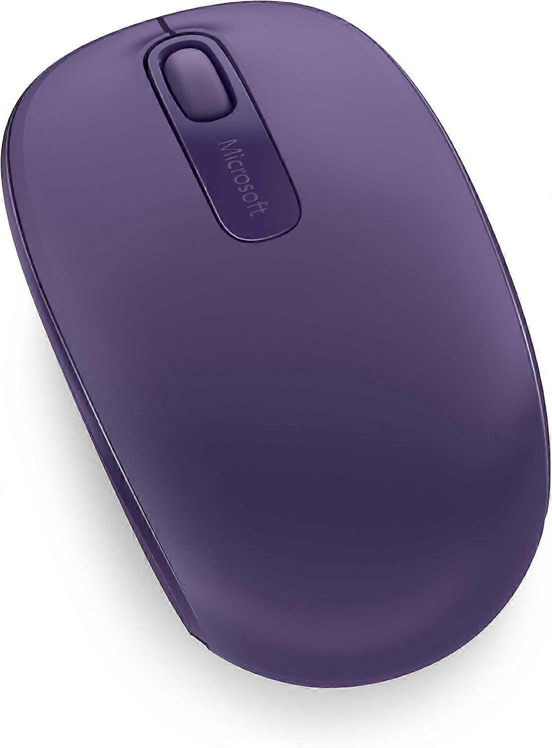 Microsoft Wireless Mobile Mouse 1850 - Purple. Comfortable Right/Left ...