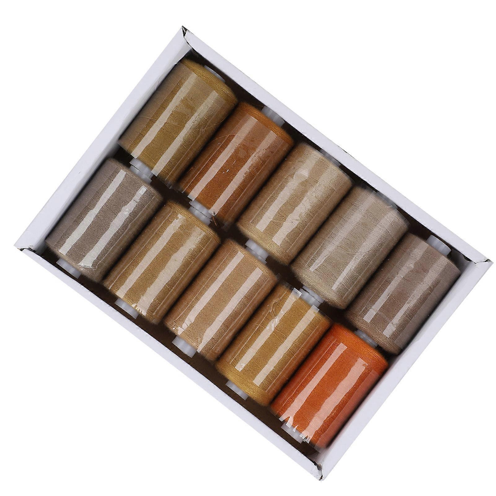 10 Rolls Sewing Thread Set Household Color Pagoda Threads HandMade ...