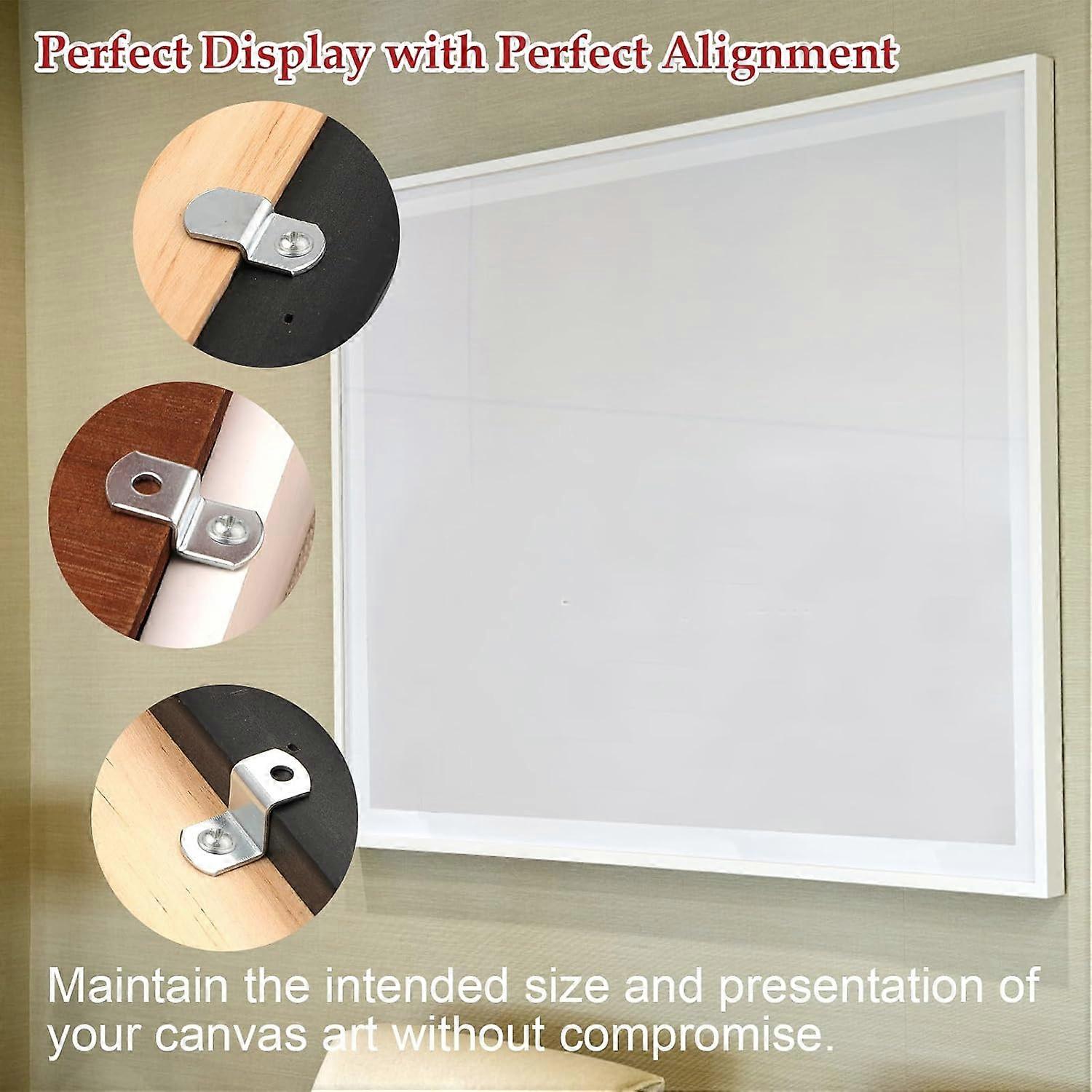 60pcs Canvas Offset Clips Framing Clips, 1/4 Inch, 1/8 inch, 1/2 inch ...