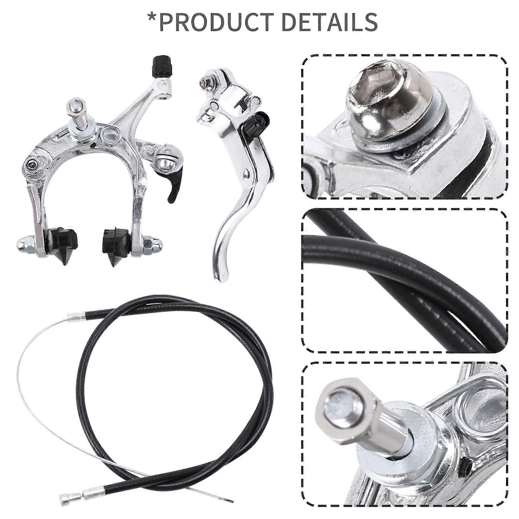 Front Fixie Road Bike Cruiser Brake Set Bike Brake Kit Bike Caliper ...