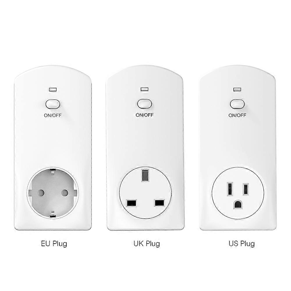 Smart Programmable Wireless Remote Thermostat + Plug in Socket Heating Cooling Program ...