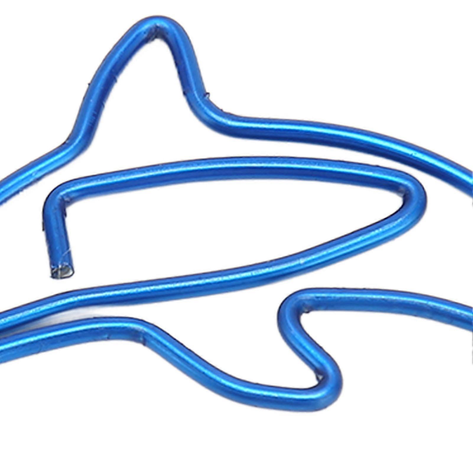 100Pcs Paper Clips Unique Dolphin Shape Lightweight Portable ...