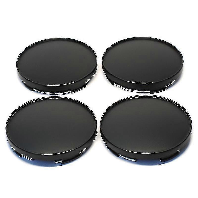 4pcs/lot 68mm Fit 65mm Logo Black Plastic Car Wheel Center Hubcaps ...