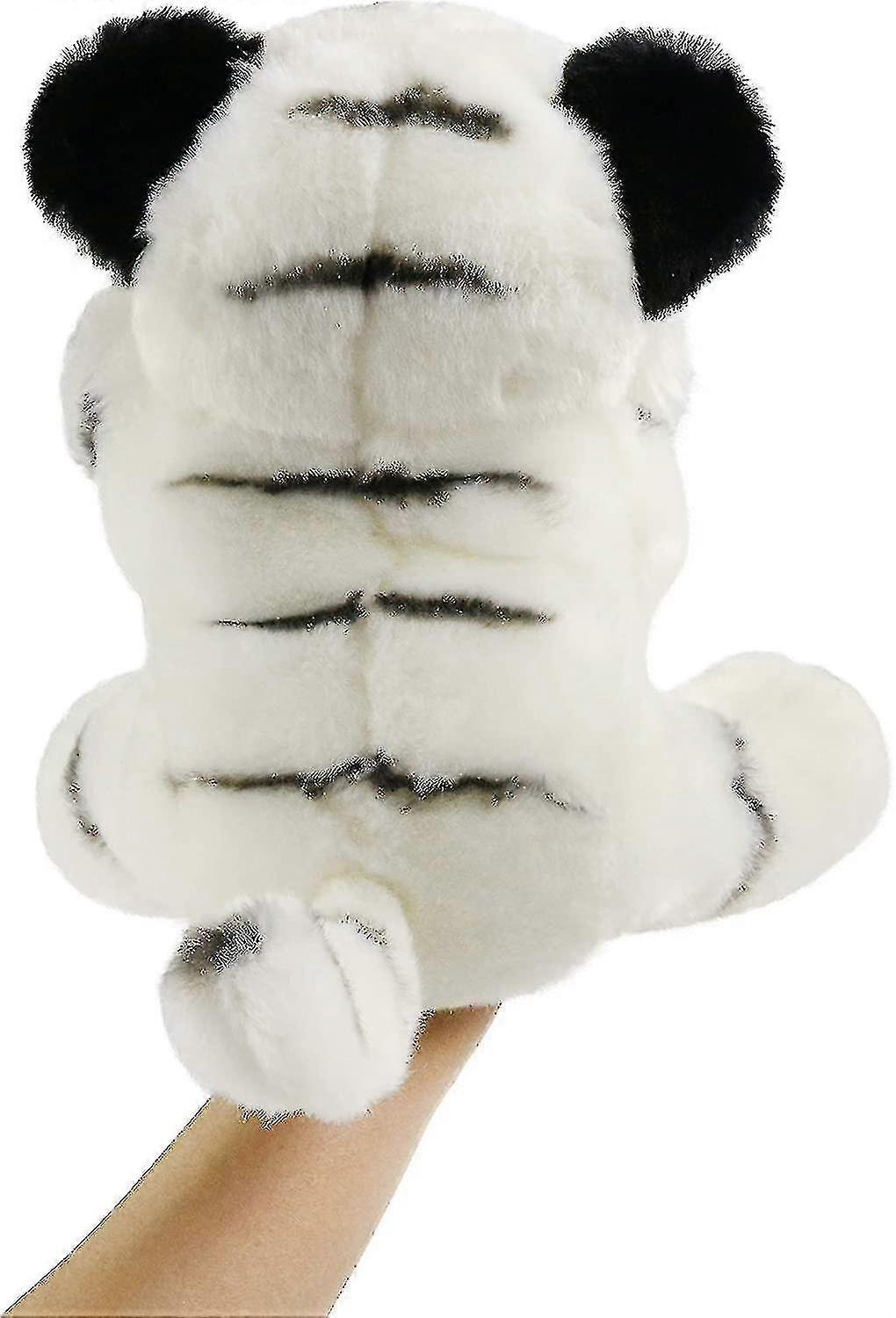 25cm Tiger Hand Puppet Jungle Friends Plush Animals Toy For Kids Play ...