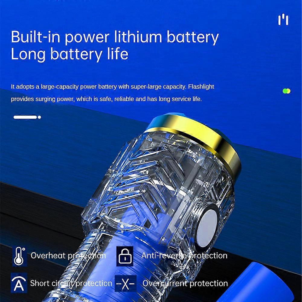 New Ultra Powerful Flashlight 3 Core Mini Tactical Flashlight USB ...