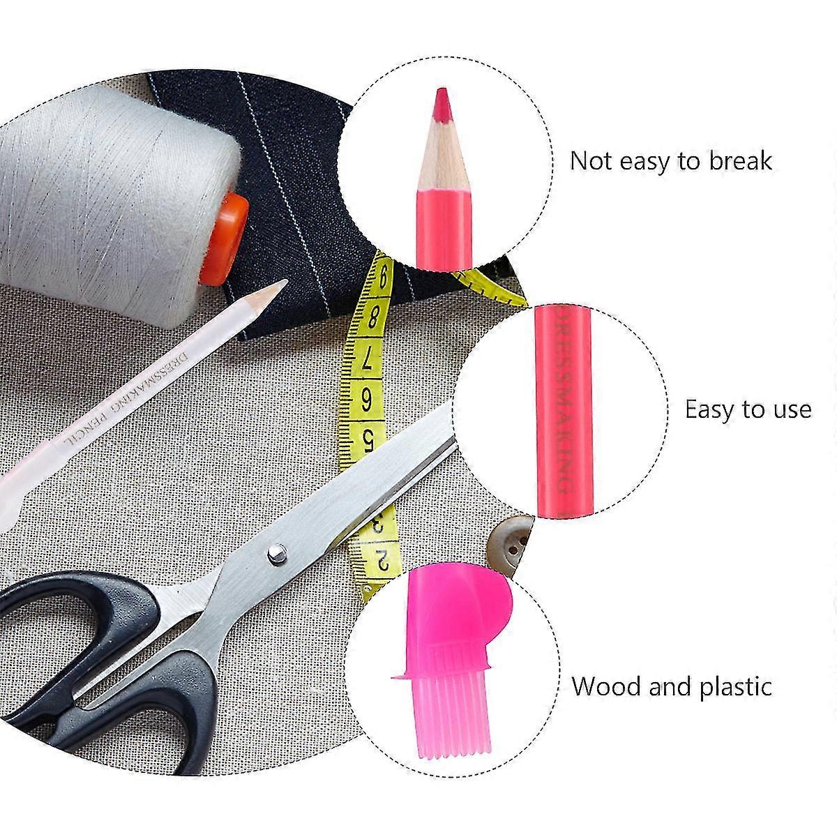 6 Pcs Colored Chalk Garment Marking Chalk Professional Tailors Chalk ...