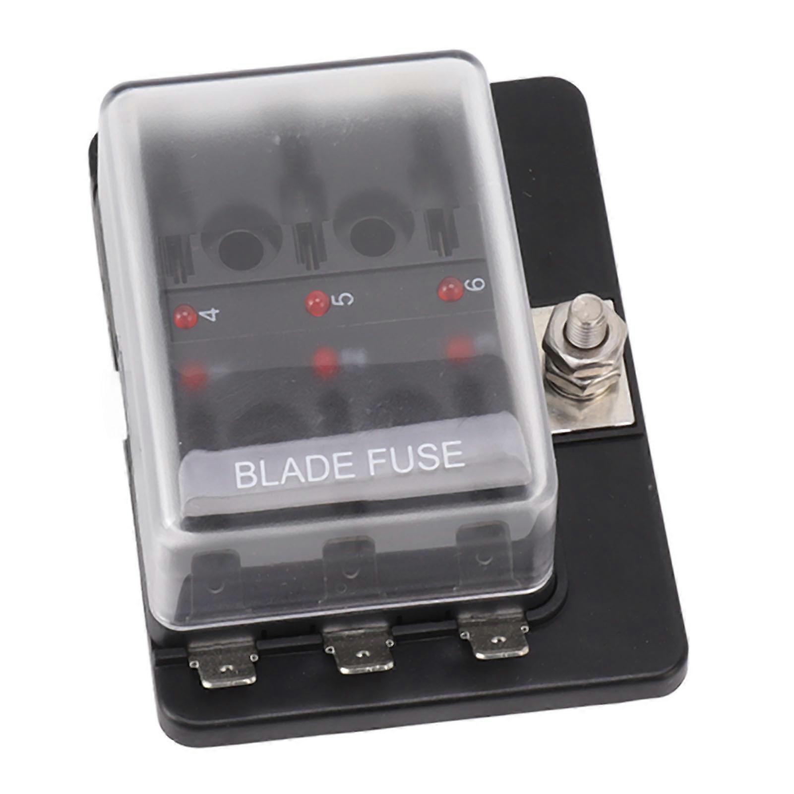DC32V Car Fuse Box ATC ATO Waterproof Blade Fuse Block with LED ...