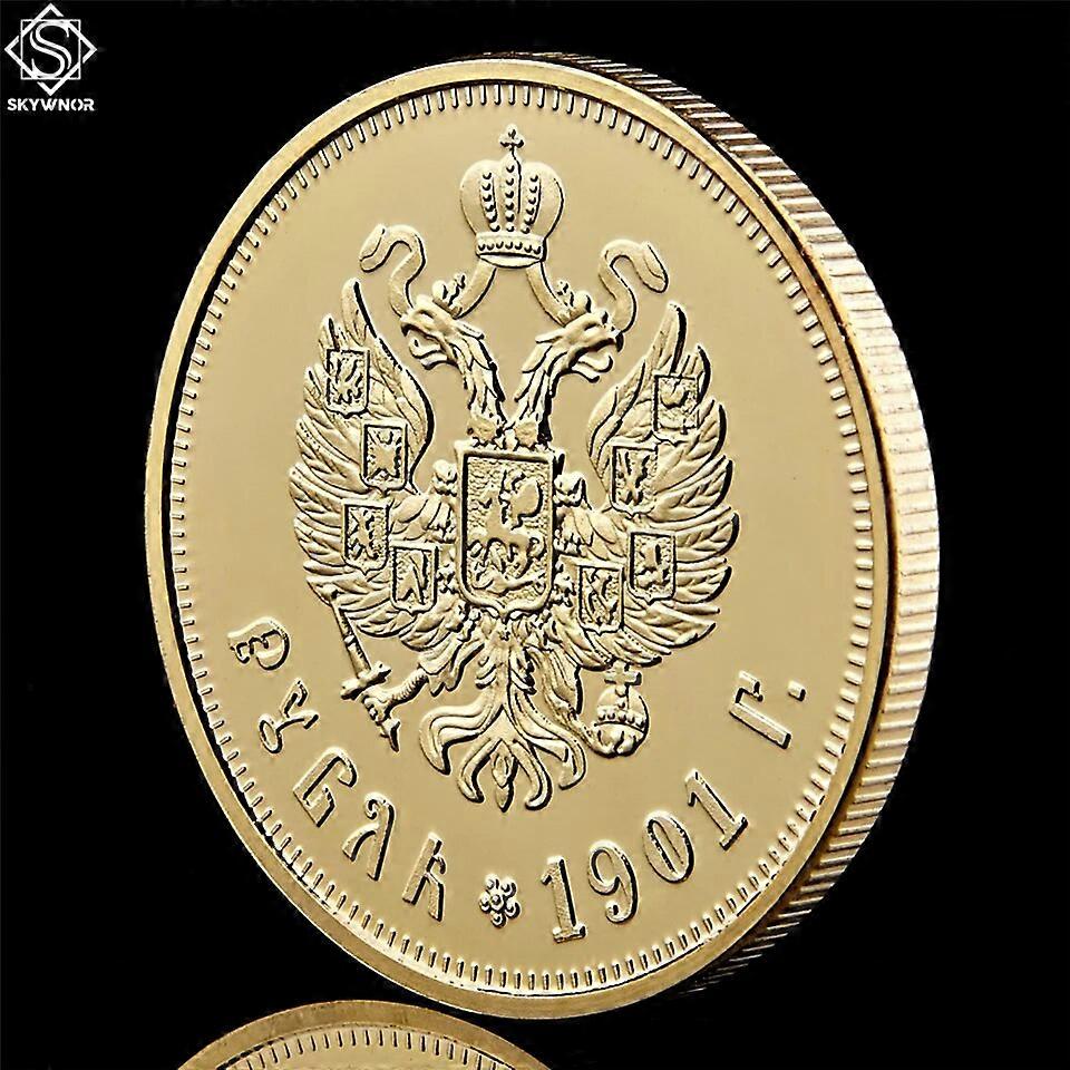 Replica Gold Coins 1901 Nicholas II of Russian Emperor Old ...