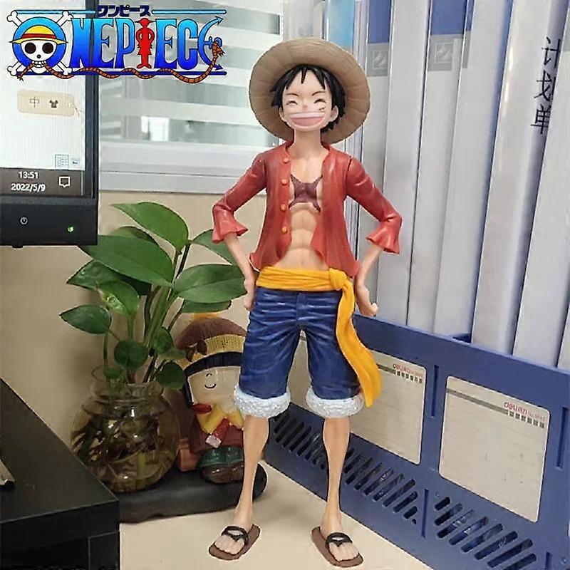 New One Piece Anime Figurine Luffy Roronoa Zoro Ace PVC Statue Action ...