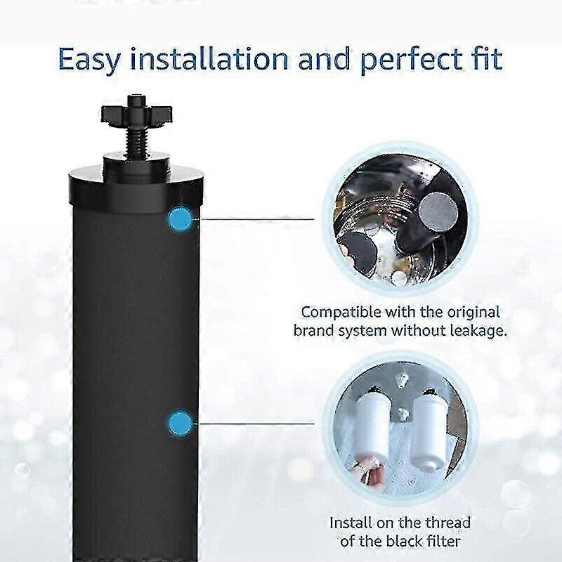 2pcs For Berkey Black Natural Filter Material Water Purification ...