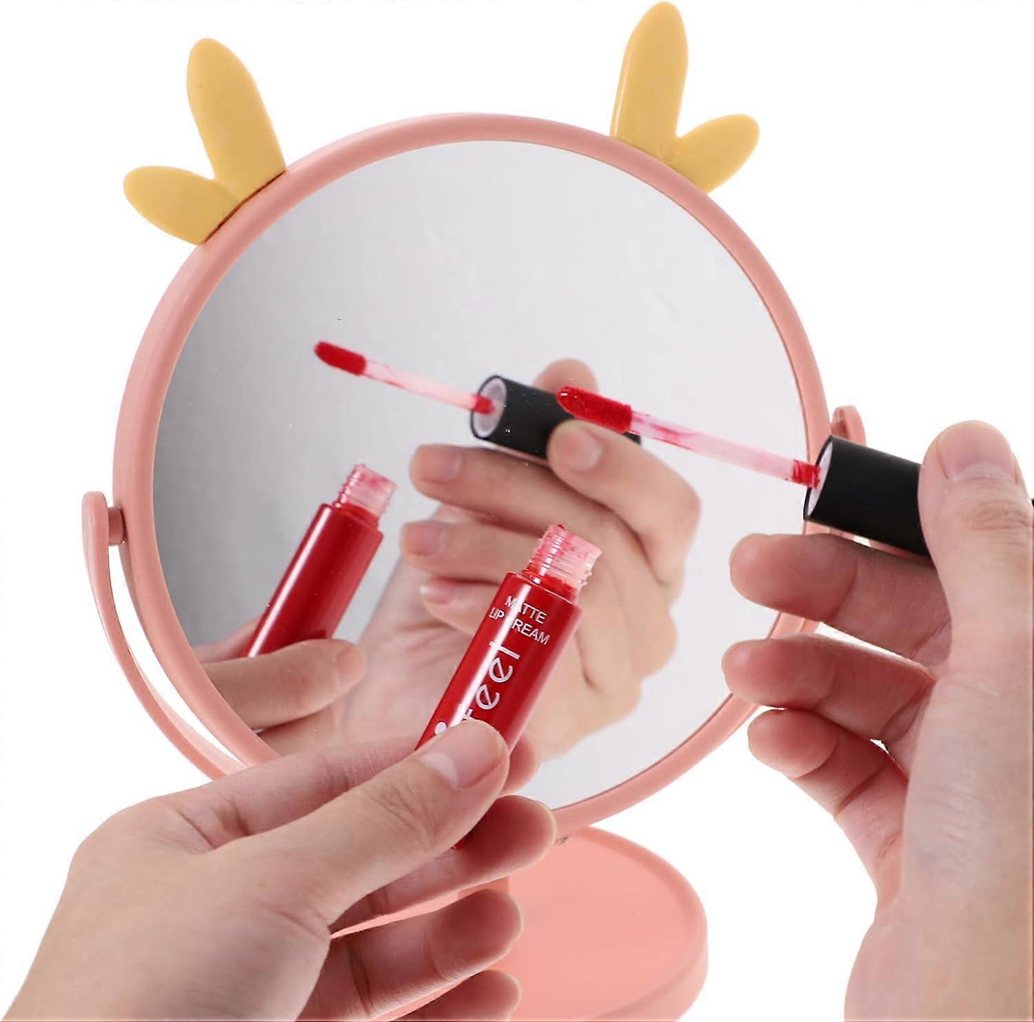 Desktop vanity mirror card, mirror female portable dormitory students ...