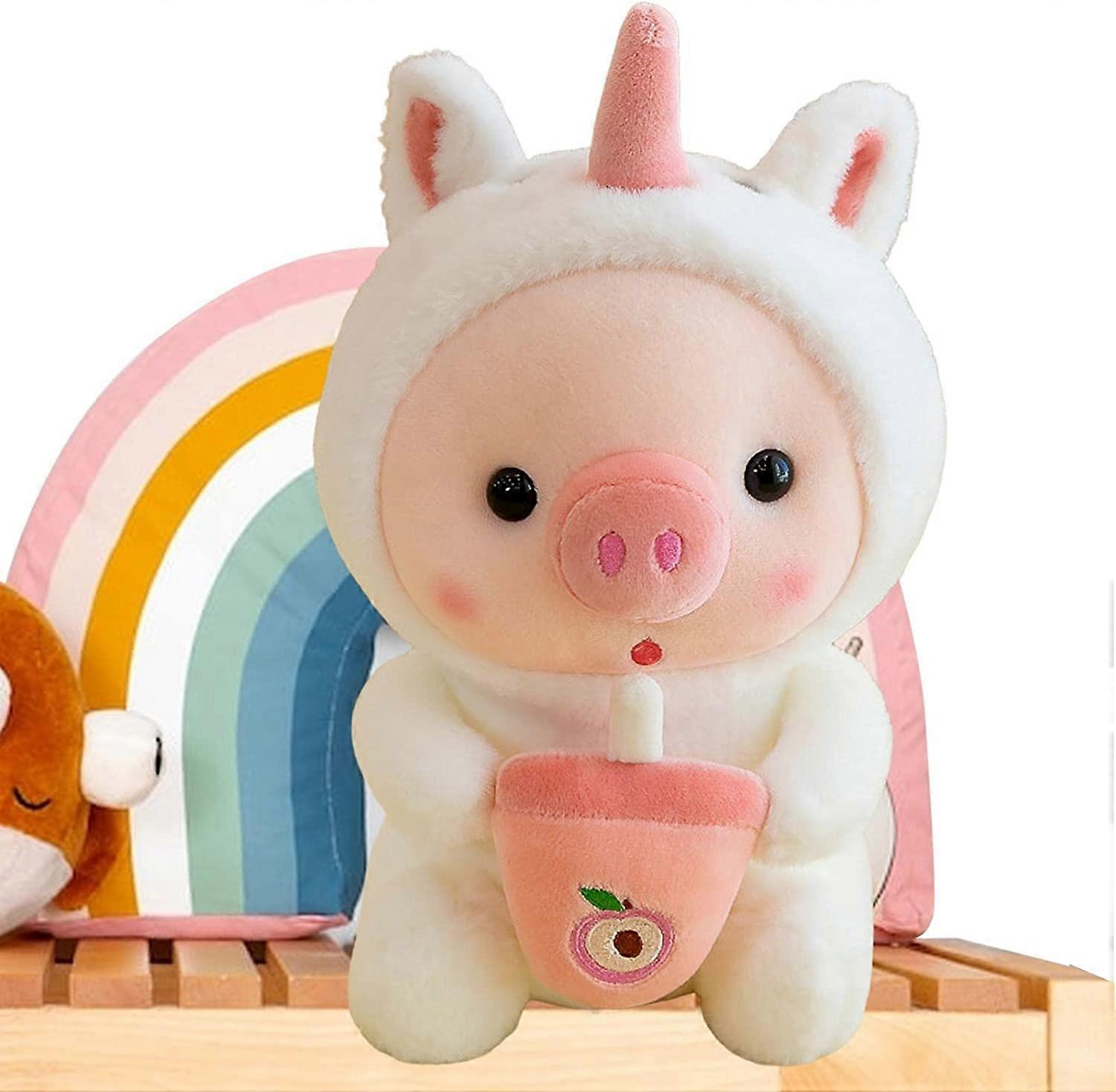 Big Plushie - Lightweight Pig Milk Tea Stuffed Animal - Lively ...