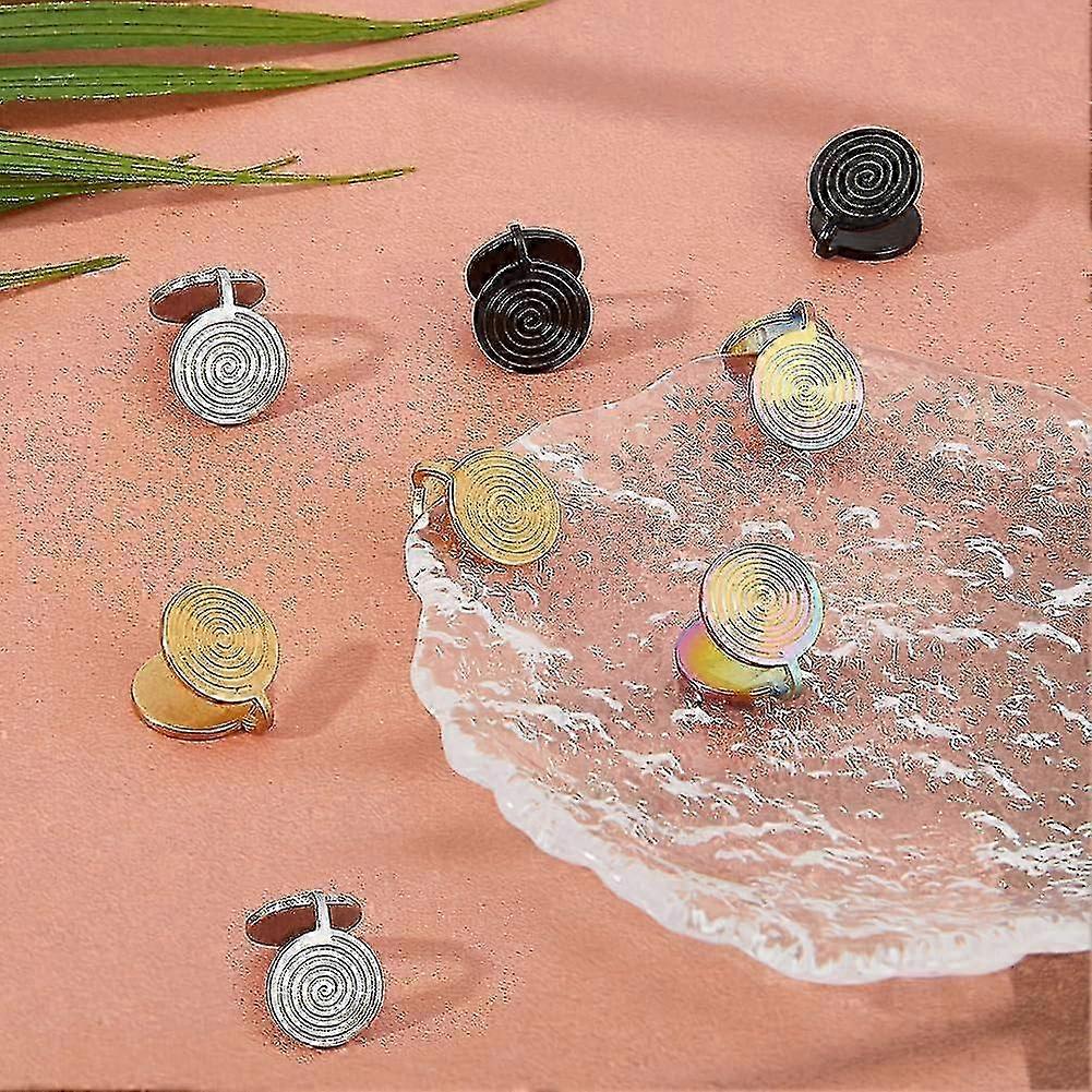 4 Colors Pressure Earrings for Keloids Spiral Pattern Compression ...