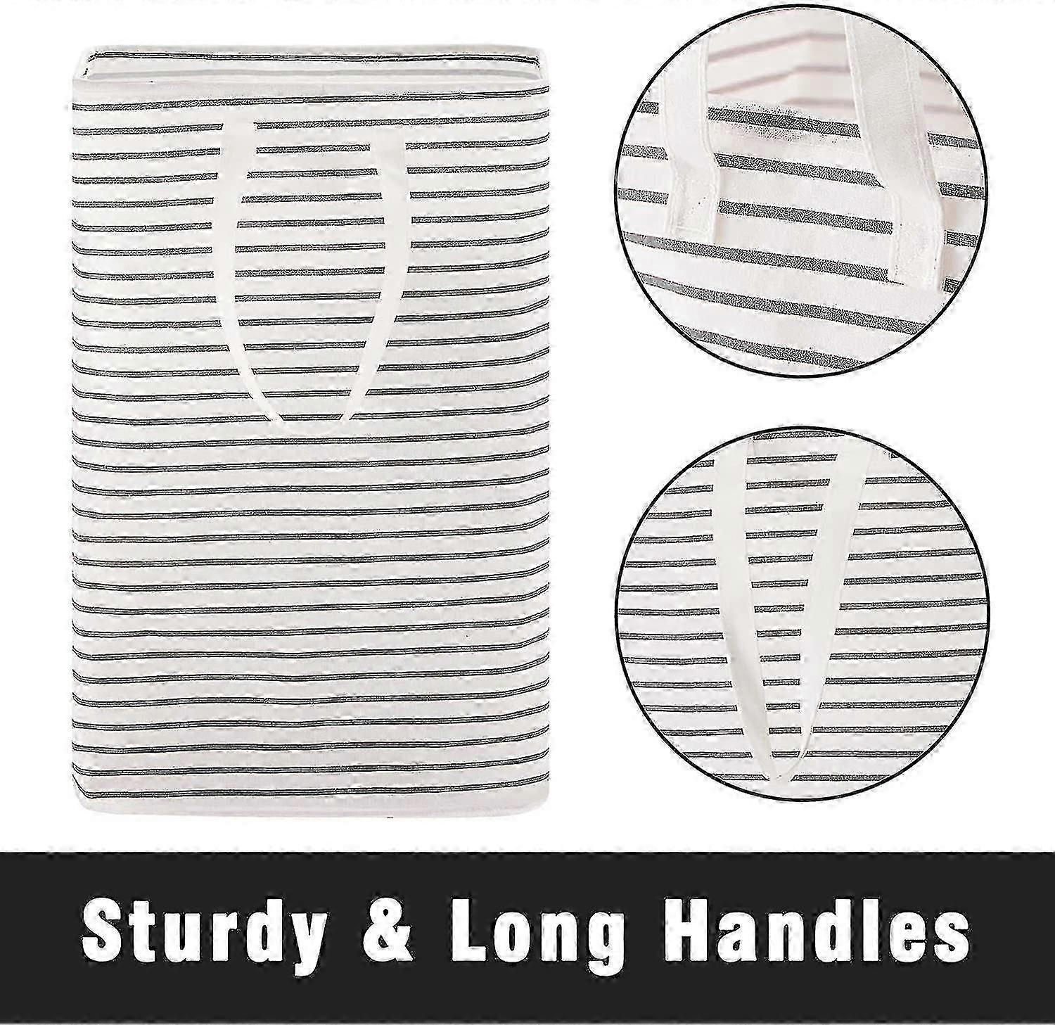 72l Large Collapsible Laundry Basket, Freestanding Clothes Hamper With ...