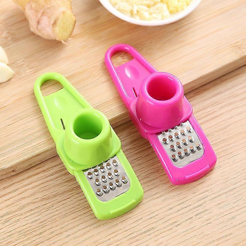 Red Garlic Press, Stainless Steel Garlic Press, Garlic Chopper and ...