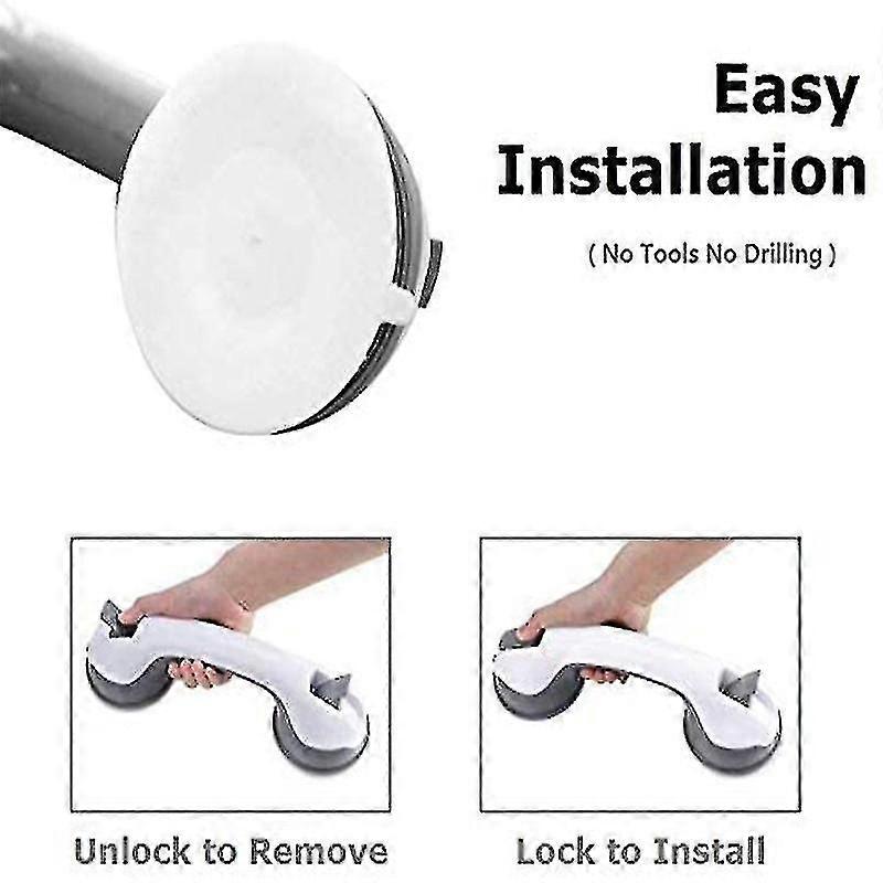 Safety Helping Handle Anti Slip Support Toilet Bathroom Safe Grab Bar ...