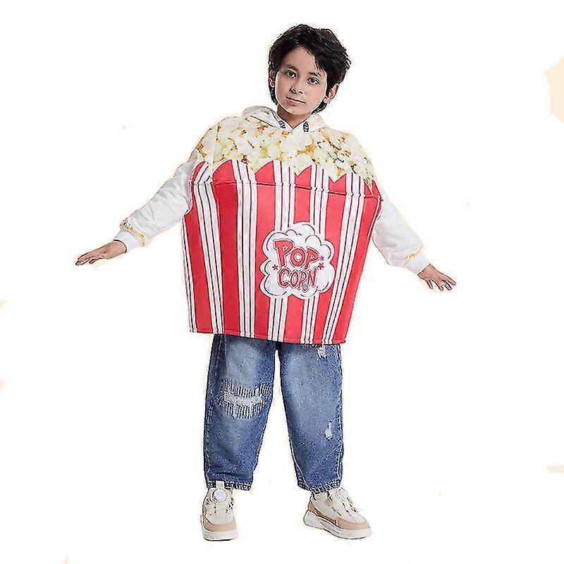 Unisex Kids Halloween Fancy Dress Up Cute Child Bucket Of Popcorn ...