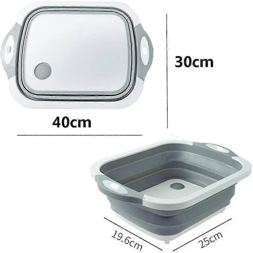 Folding Cutting Board with Multifunction - Stainless Steel Vegetable ...
