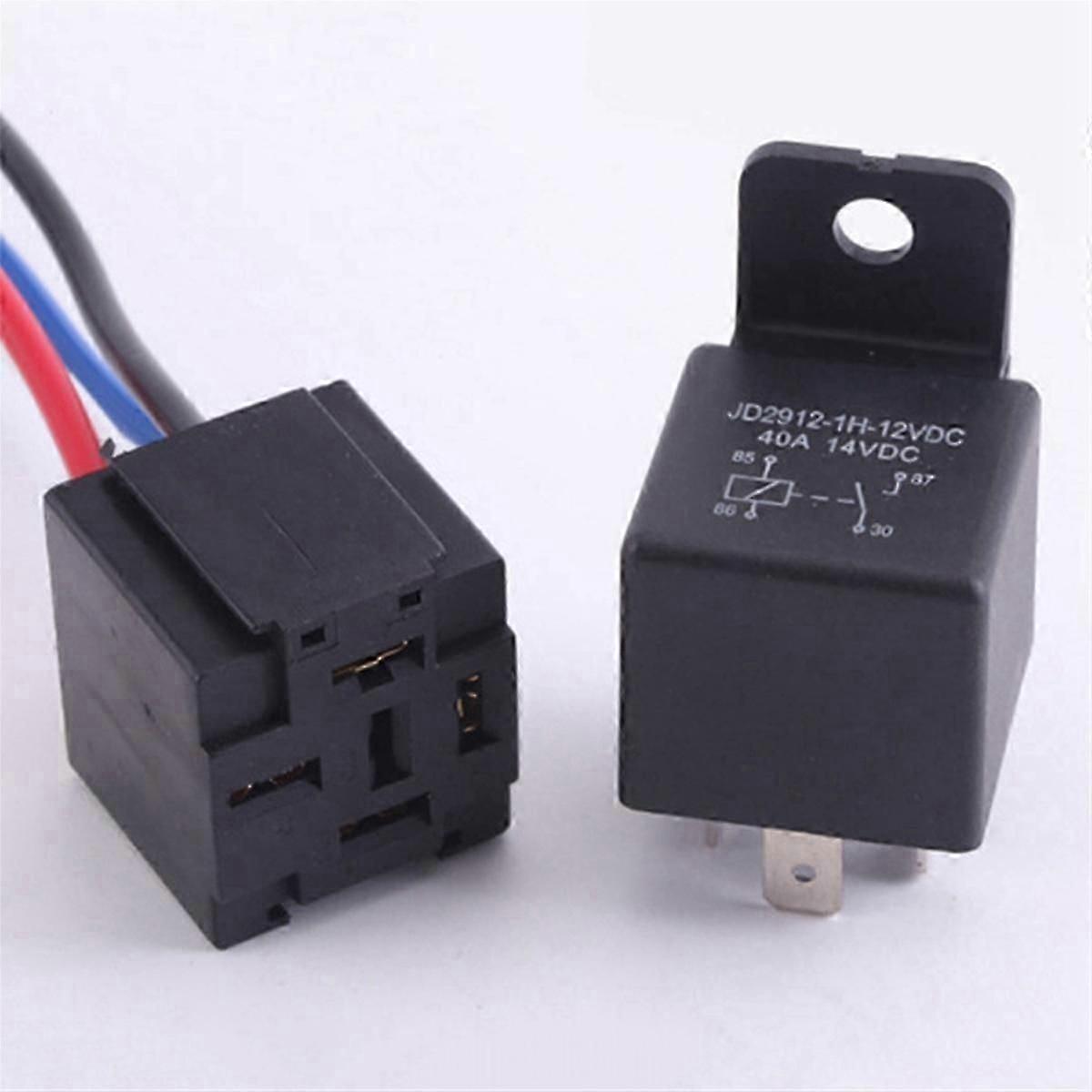 Car Cooling Fan Thermostat Switch Car Fan Sensor Relay Harness Kit 12v ...