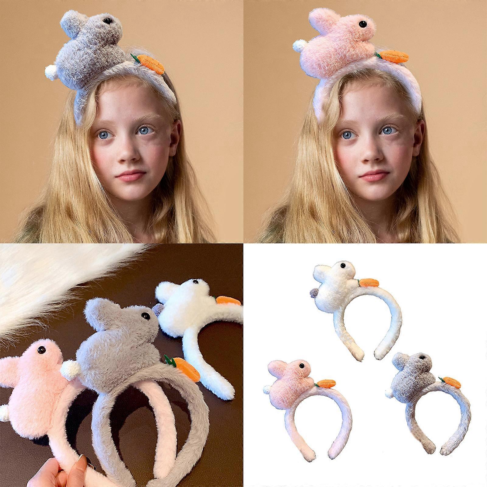 Cute Cartoon Funny Headband for Girls Soft Fabric Adjustable Size ...