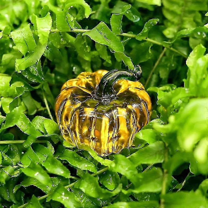 Mini Crystal Pumpkin Figurines Glass Halloween Decorations | Fruugo UK