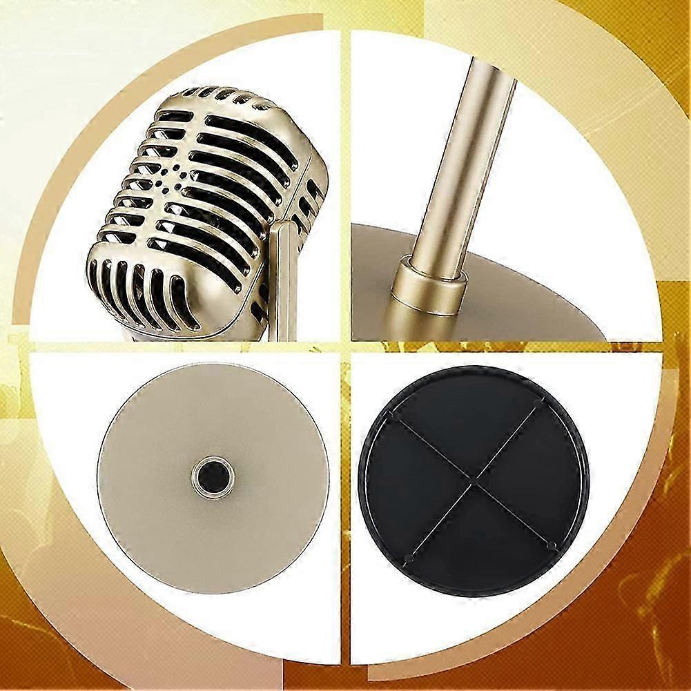 4Pcs Retro Microphone Props Model Vintage Microphone Antique Microphone ...