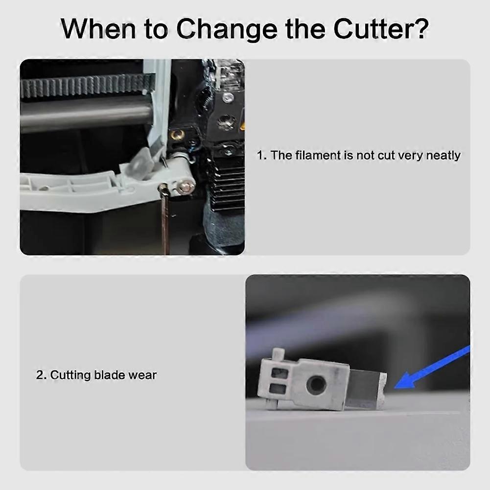 Filament Cutter for Bambu Lab X1, X1C, P1S, P1P, A1, A1 Mini Filament ...